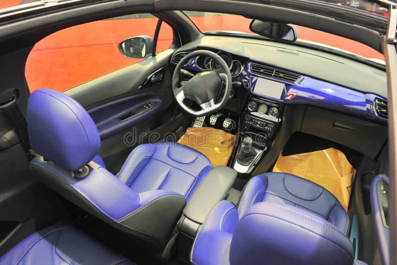 Convertible car interior stock photo. Image of inside - 30221228
