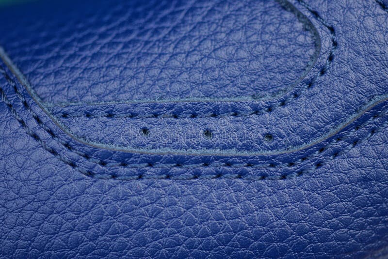 Blue Leather Texture from Old Book Cover Stock Photo - Image of grain ...