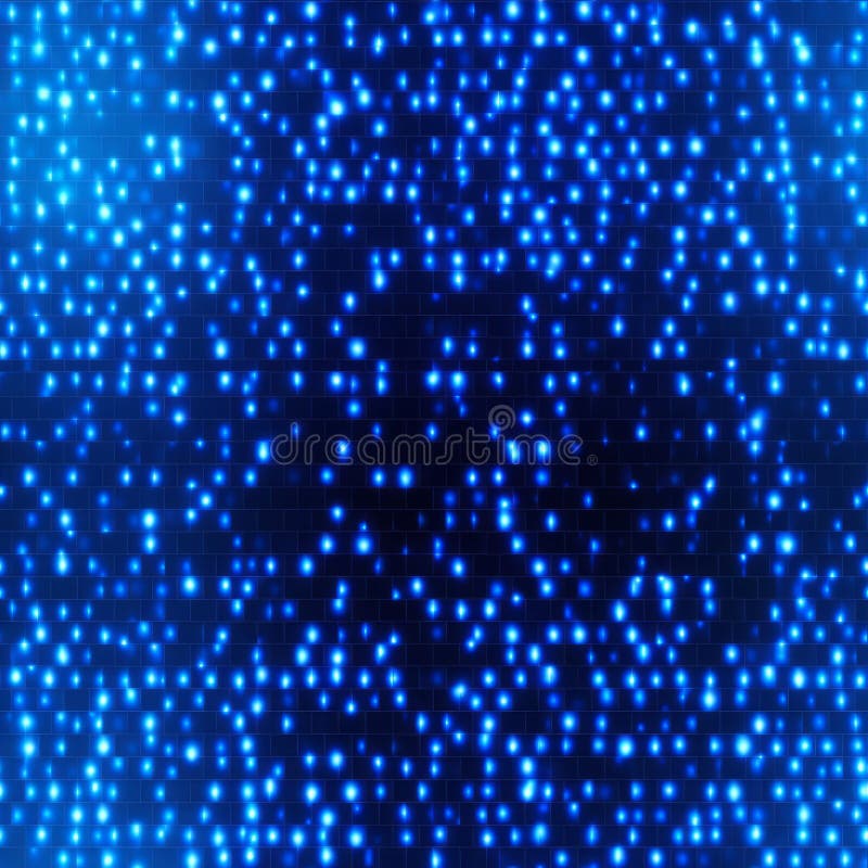 Blue LED Creative Abstract Wavy Texture. Stock Illustration ...