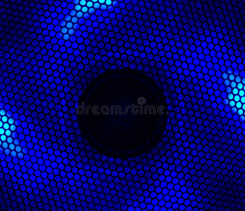 Blue led fan stock photo. Image of computer, inside, capacitors - 16287220
