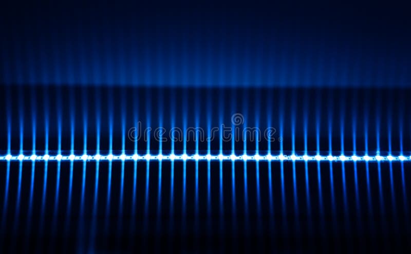 Blue Led Lamps Illumination Texture Background Stock Photo - Image of ...