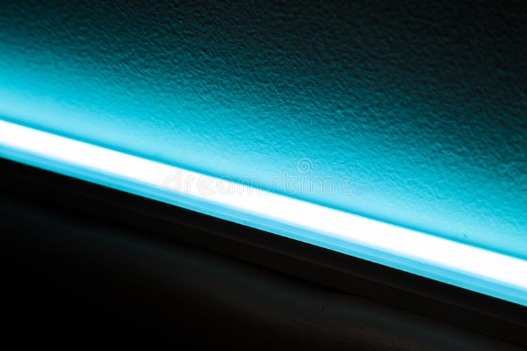 Blue LED Light Source stock photo. Image of cove, emitting - 57760582