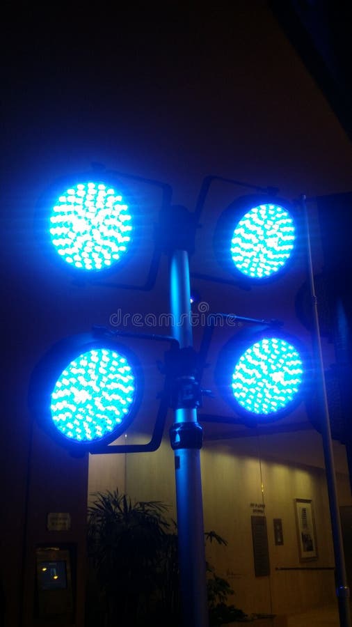 Blue LED Lights stock image. Image of ledlights, lights - 48206913