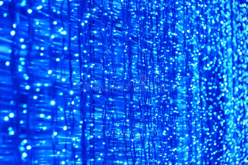 Blue LED lights at night stock image. Image of decor - 63832897