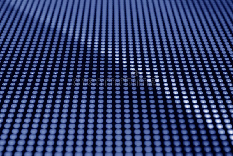 Bright Colored Blue LED Smd Screen Stock Photo - Image of emitting ...