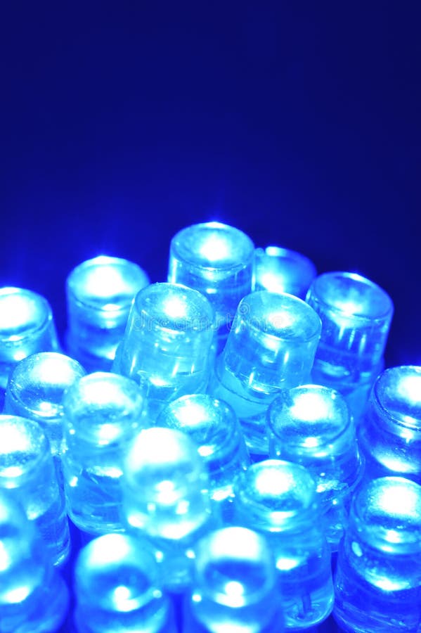 Blue LEDs stock photo. Image of bulb, light, colors, lighting - 42052030
