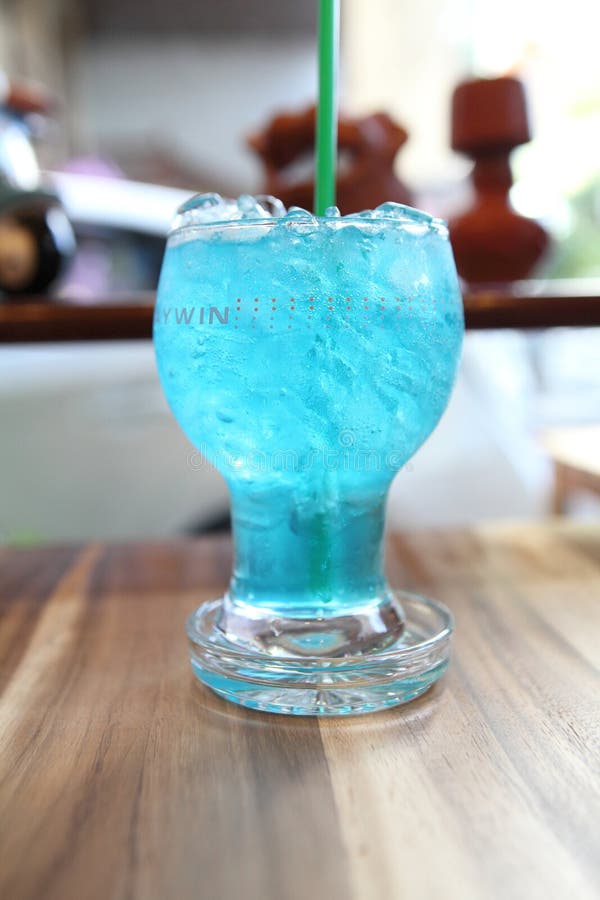 Blue lemon soda stock photo. Image of blue, beverage - 28528244