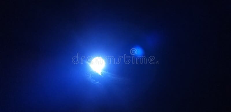 Blue Lens Flair with Touch Light Stock Photo - Image of touch, lens ...