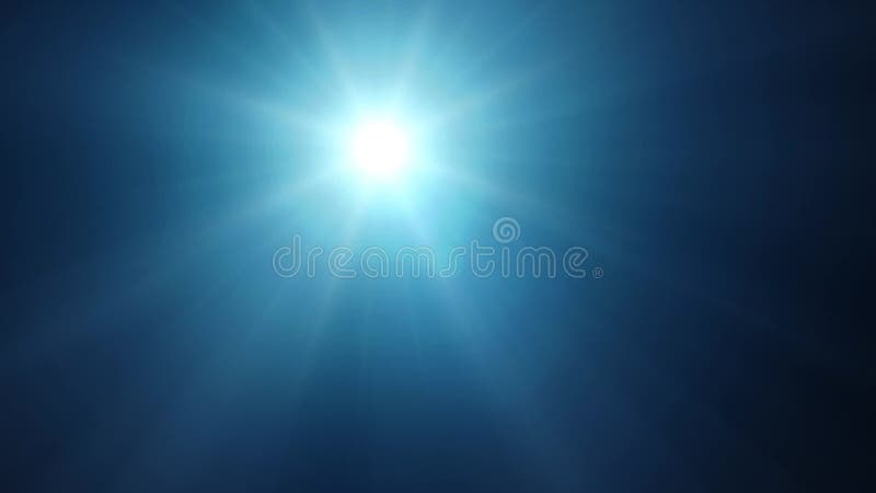 Blue Lens Flare Motion Effect Animation Stock Footage - Video of lens ...