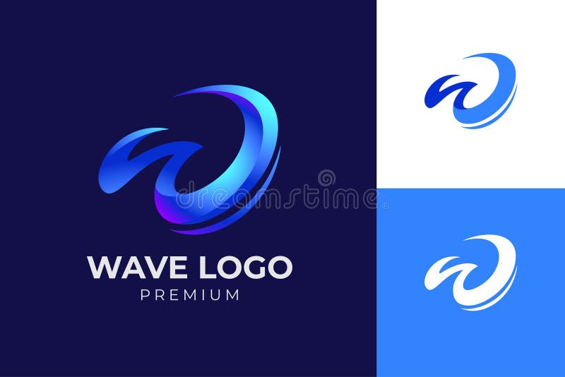 Letter W Wave Logo Stock Illustrations – 761 Letter W Wave Logo Stock ...