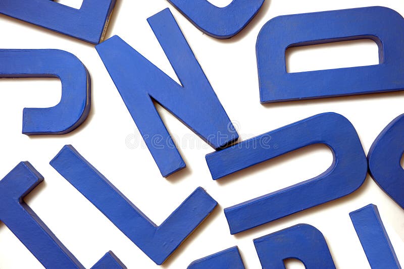 Blue letters stock image. Image of counters, word, letters - 46512495