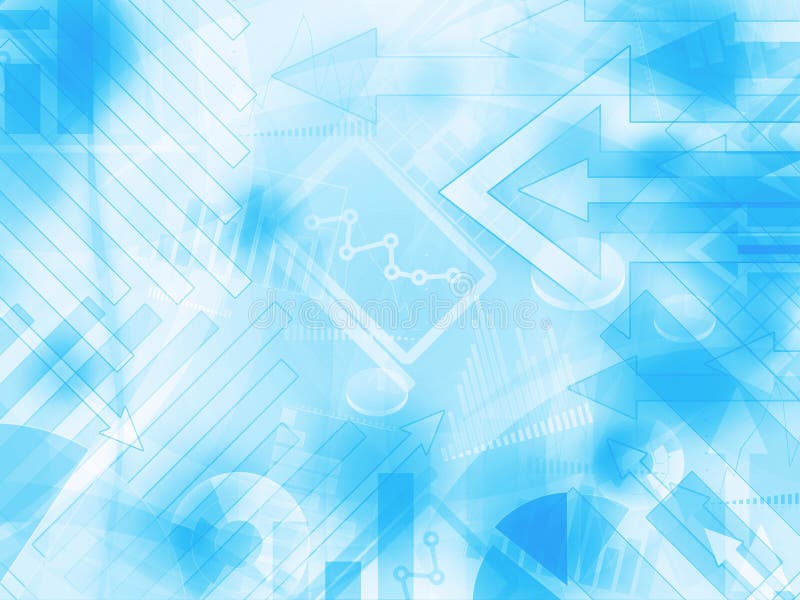 Blue Light Abstract Financial Background Illustration Stock ...