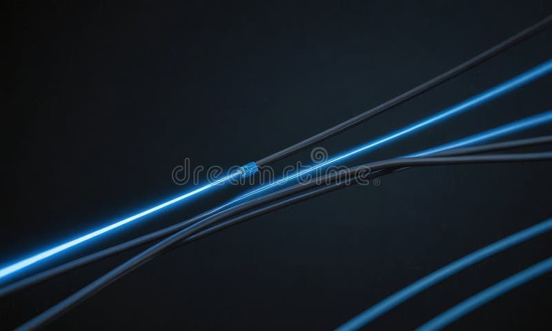 Blue Light Beam with Small Blue Dot at Its Center is Captured in ...