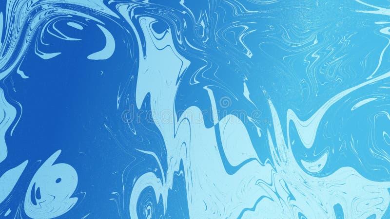 Blue and Light Blue Liquid Flowing and Mixing Smoothly, Motion Loop ...