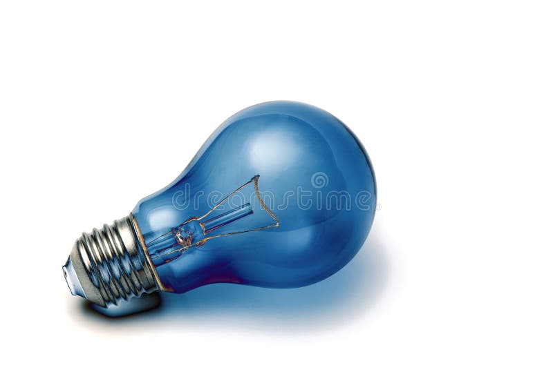 Blue Light Bulb Free Stock Photos & Pictures, Blue Light Bulb Royalty ...