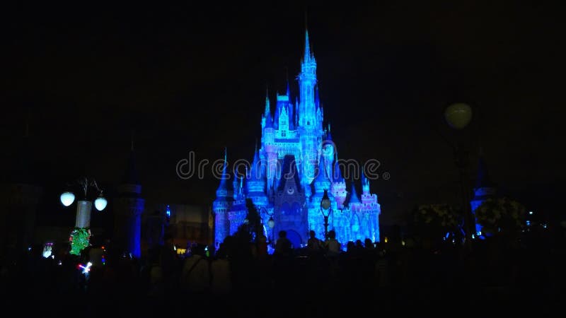 Blue Light Castle editorial photography. Image of blue - 94393552