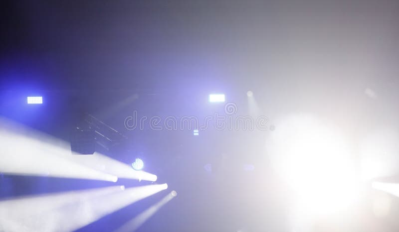 Blue Light at a Concert. Abstract Background Stock Image - Image of ...