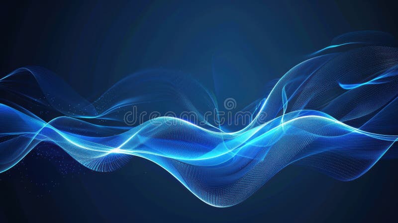 Blue Light Dance. Futuristic Technology and Movement Concept Stock ...