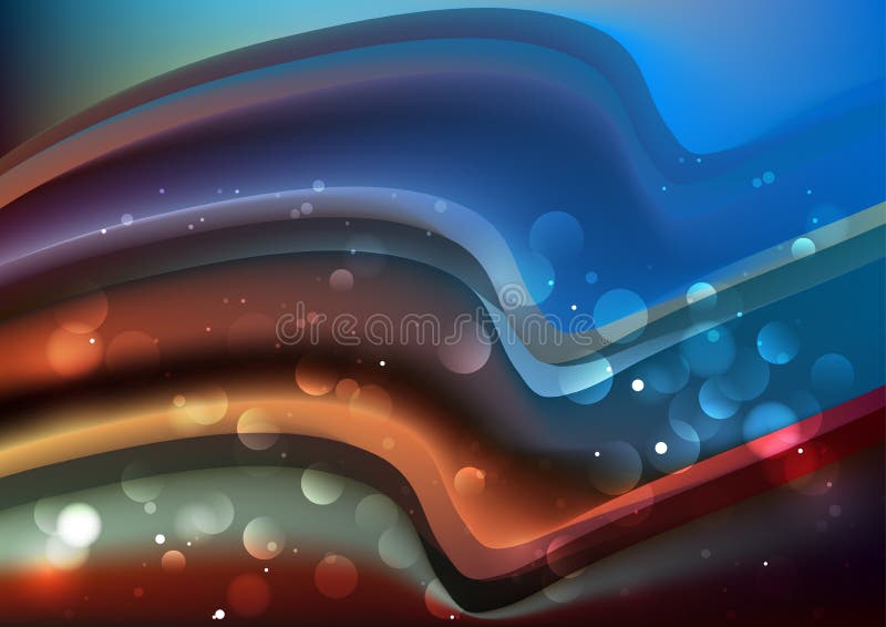Blue Light Dynamic Background Vector Illustration Design Stock Vector ...