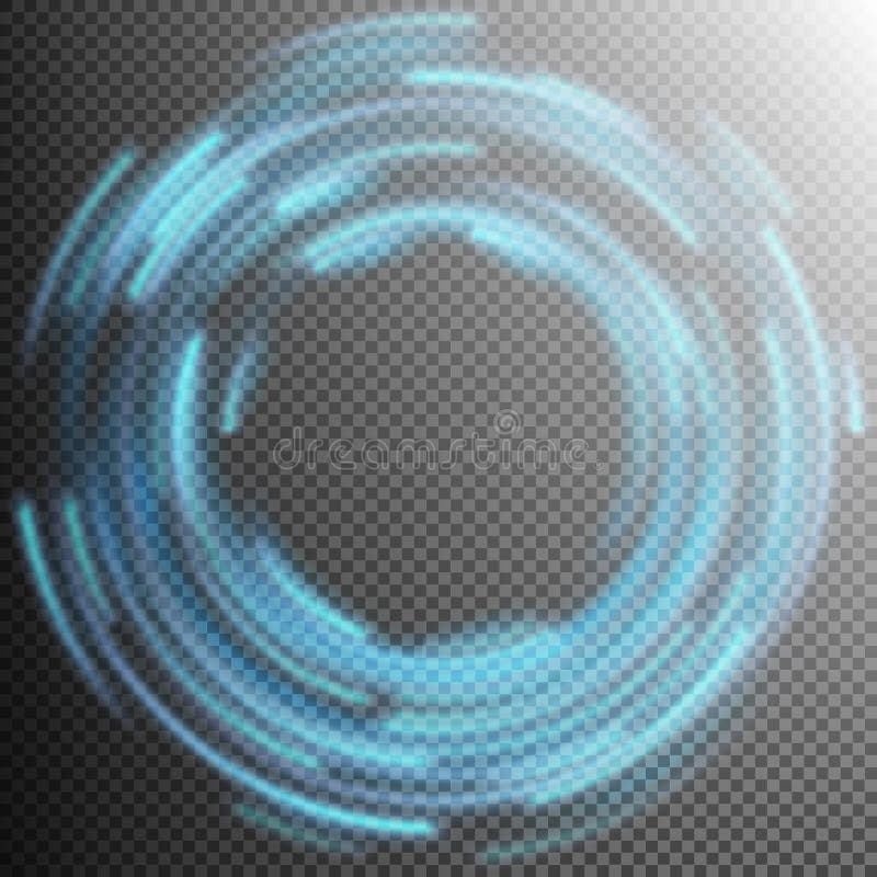 Blue light effects. EPS 10 stock vector. Illustration of flow - 81033115