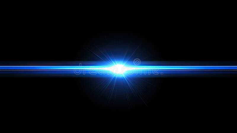 Blue Light Flare Overlay stock illustration. Illustration of bright ...