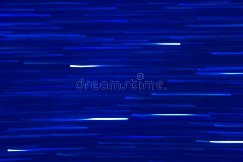 Blue Light Flashes in a Horizontal Line Stock Image - Image of ...