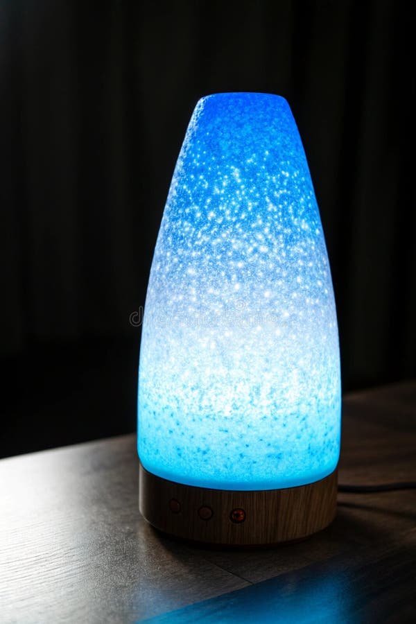 Blue Light Grainy Gradient on Black Background Stock Illustration ...