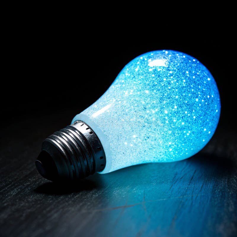 Blue Light Grainy Gradient on Black Background Stock Illustration ...