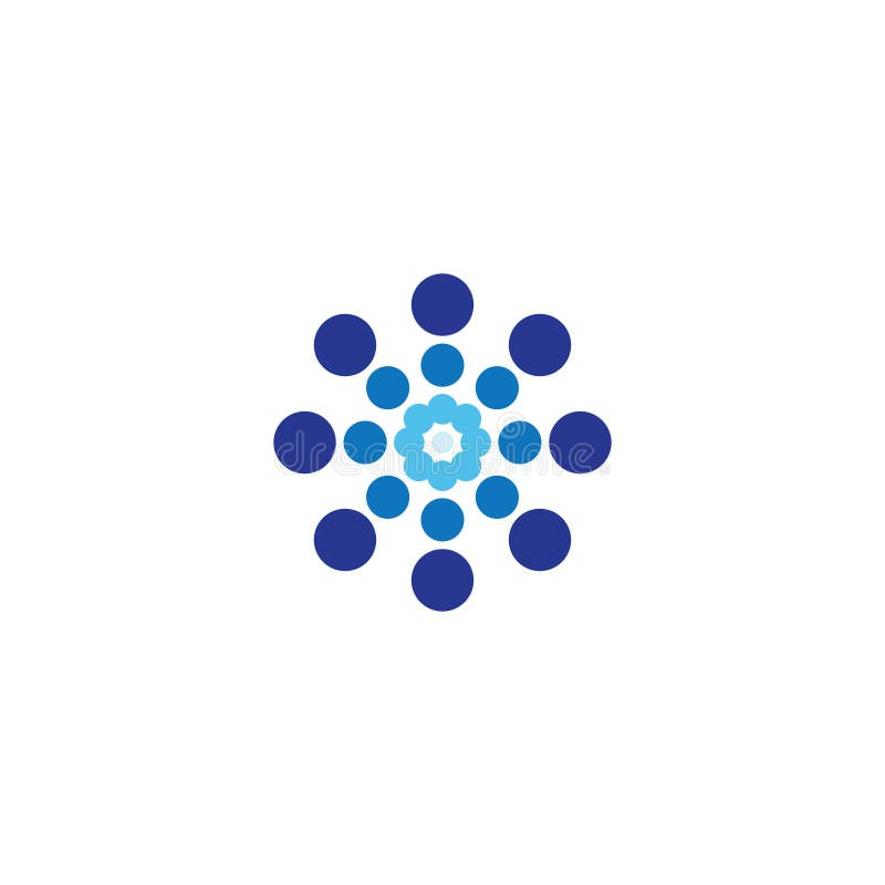 Blue Light Icon Logo Vector Design for Business Stock Illustration ...