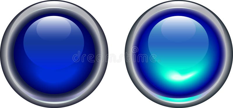 Blue light icons stock vector. Illustration of caustic - 6755671