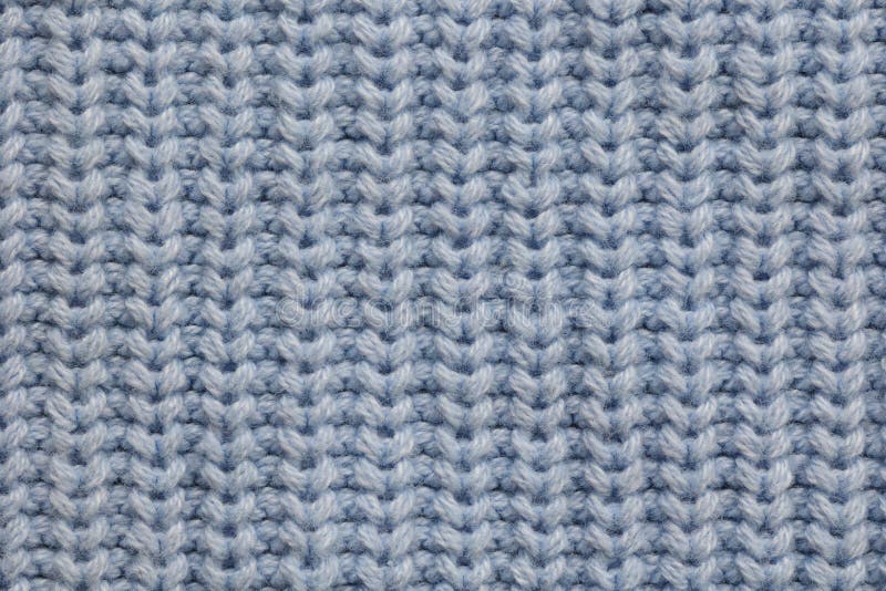 Blue Light Knitted Wool Texture Background Stock Image - Image of knit ...