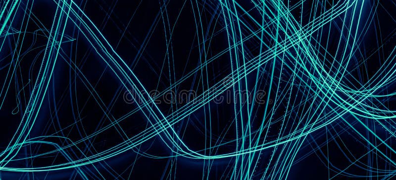 Blue Light Lines Over Black Background. Textura Stock Illustration ...