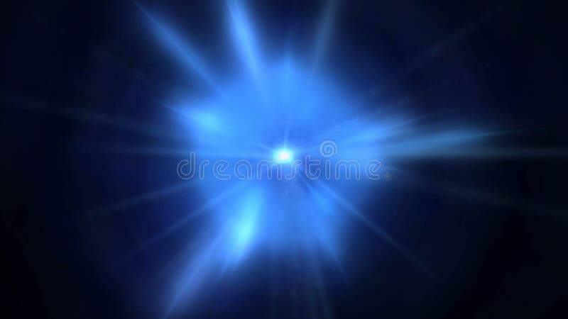 Blue Light Moves Glowing Brightly in Large Sphere.AI Generated Stock ...