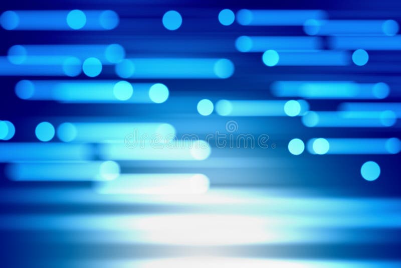 Blue Light Motion Blur Abstract Background Stock Illustration ...