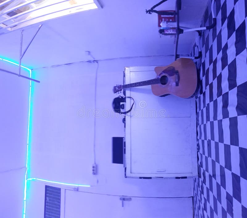 Blue Light Multimedia Working Room 4 Stock Photo - Image of blue ...