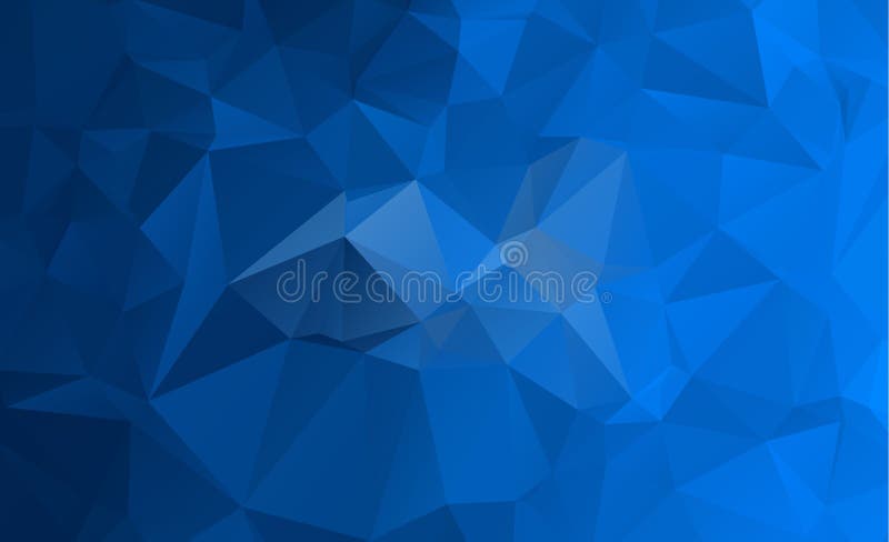Blue Light Polygonal Low Polygon Triangle Pattern Background Stock Vector - Illustration of ...