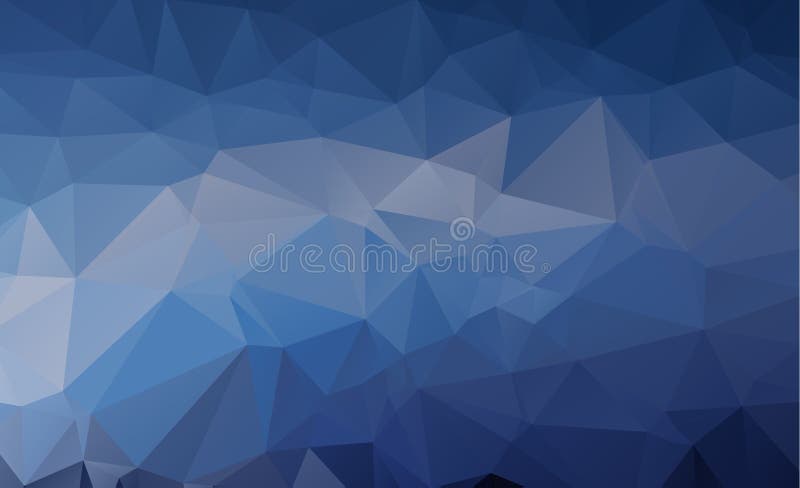 Blue Light Polygonal Low Polygon Triangle Pattern Background Stock Vector - Illustration of ...