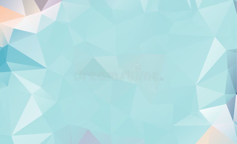 Blue Light Polygonal Low Polygon Triangle Pattern Background Stock ...