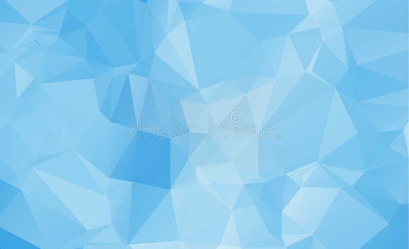 Ocean Blue Polygon Abstract Background Vector. Abstract Dark Triangle Mosaic Background Stock ...