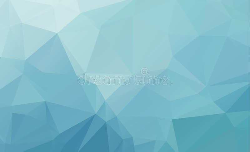 Blue Light Polygonal Low Polygon Triangle Pattern Background Stock Vector - Illustration of ...