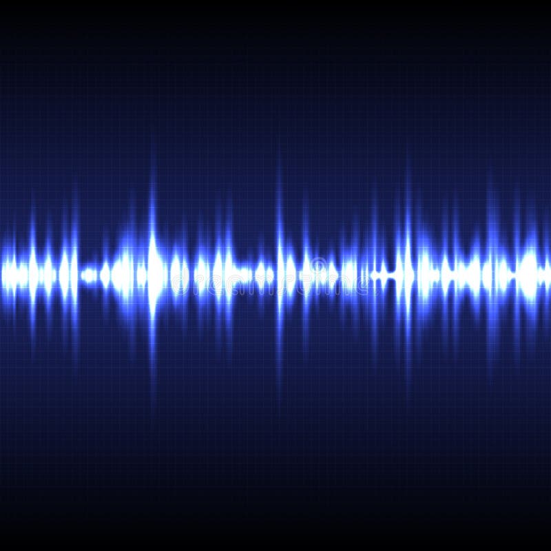 Pulse Wave Background stock illustration. Illustration of background ...