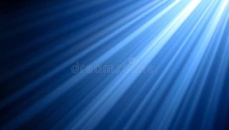 Blue Light Ray Background, Abstract and Futuristic Design Element ...