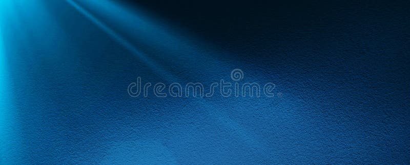 Blue Light Rays on Dark Blue Background. Abstract Blue Light Background ...