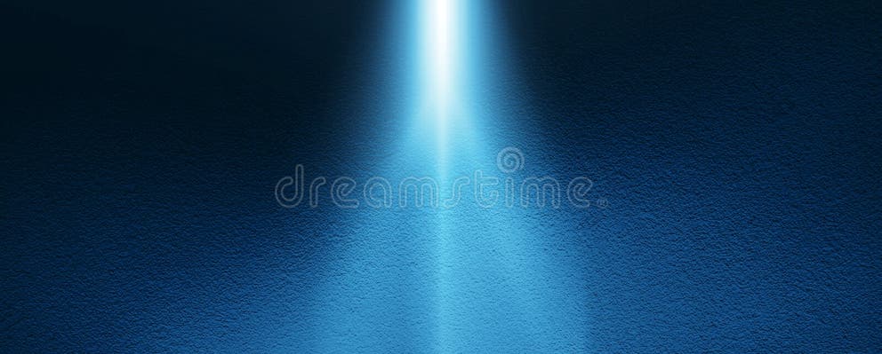 Blue Light Rays on Dark Blue Background. Abstract Blue Light Background ...