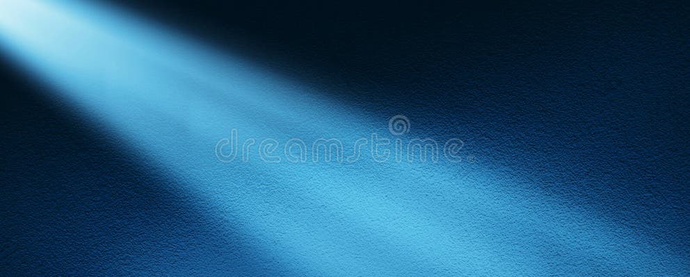 Blue Light Rays on Dark Blue Background. Abstract Blue Light Background ...