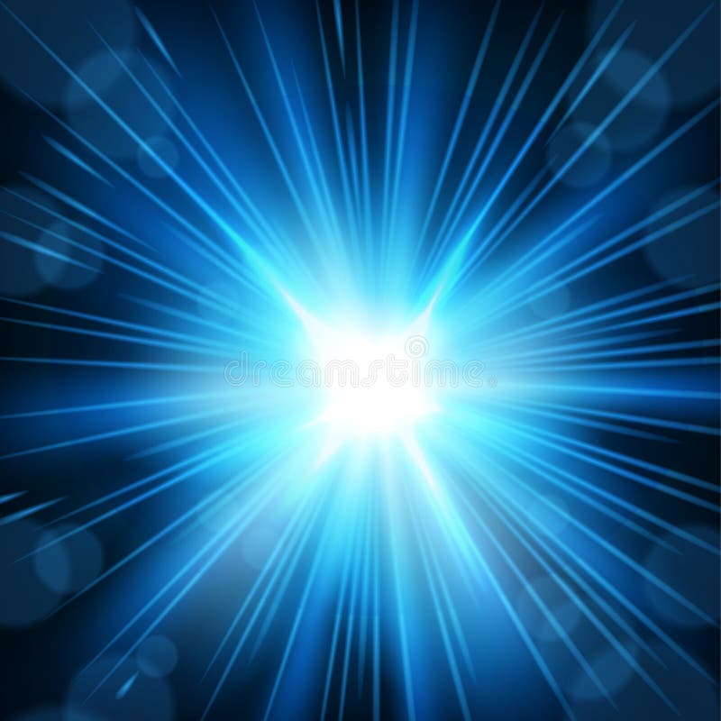 Blue light shining stock vector. Illustration of design - 72808094