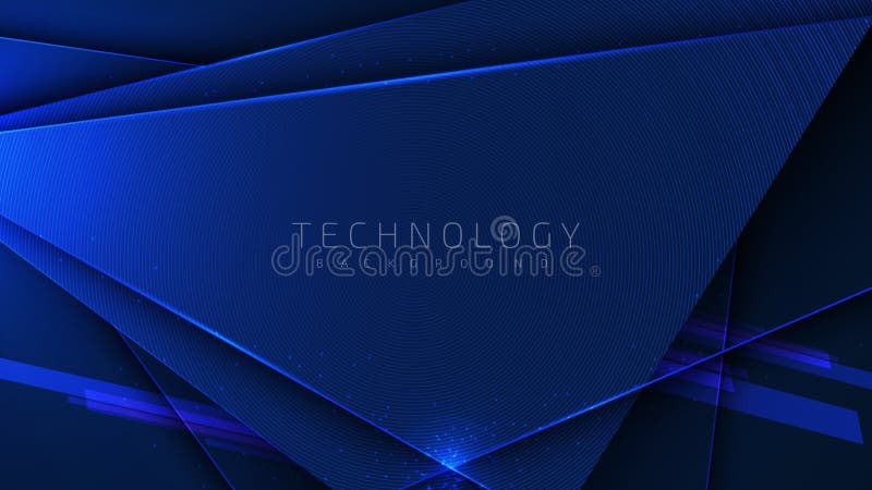 Blue Light Sparkle Line on Dark , Technology Design Concept . Abstract ...