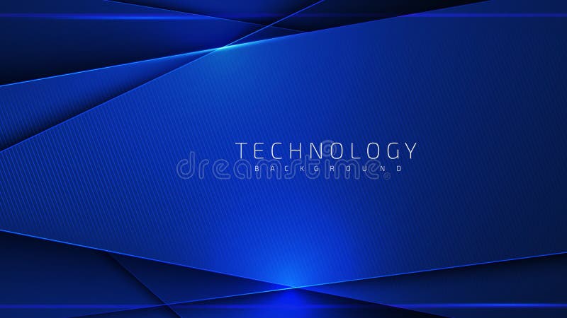 Blue Light Sparkle Line on Dark , Technology Design Concept . Abstract ...