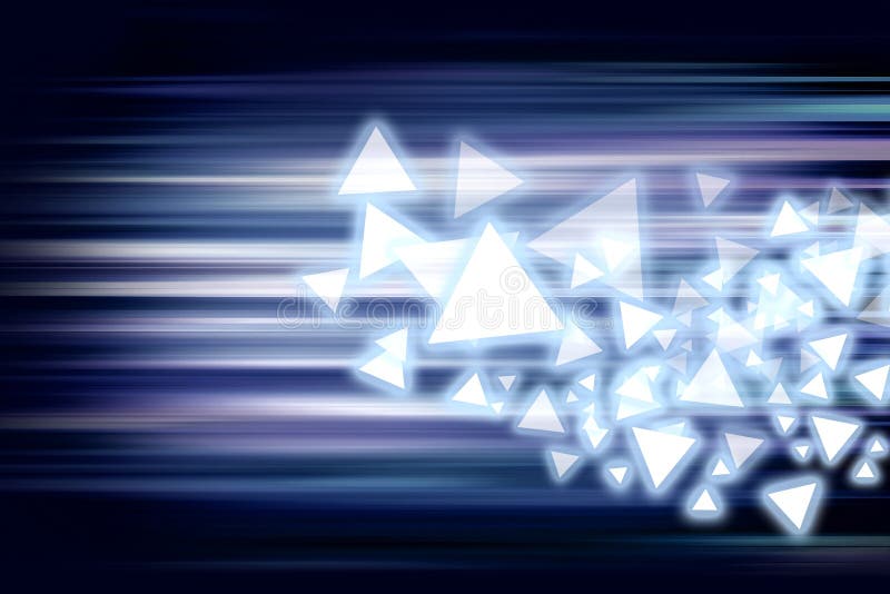 Blue Light and Stripes Moving Fast Background Stock Illustration ...