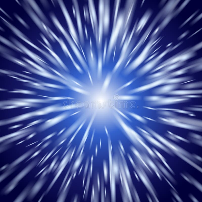 Blue Light Sunburst Background. Stock Vector - Illustration of shine ...